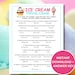 Ice Cream Trivia Game, Printable Ice Cream Party Game, Summer Activity ...