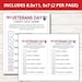 Veterans Day Candy Dice Game Printable USA Party Games - Etsy