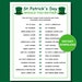 St Patrick's Day Would You Rather Game, Printable This or That St ...