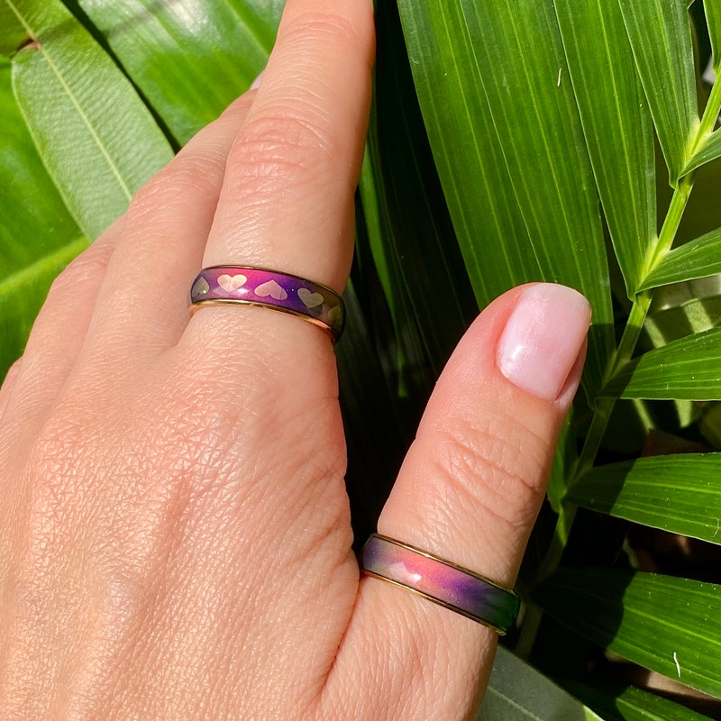 Mens Mood Ring - Etsy