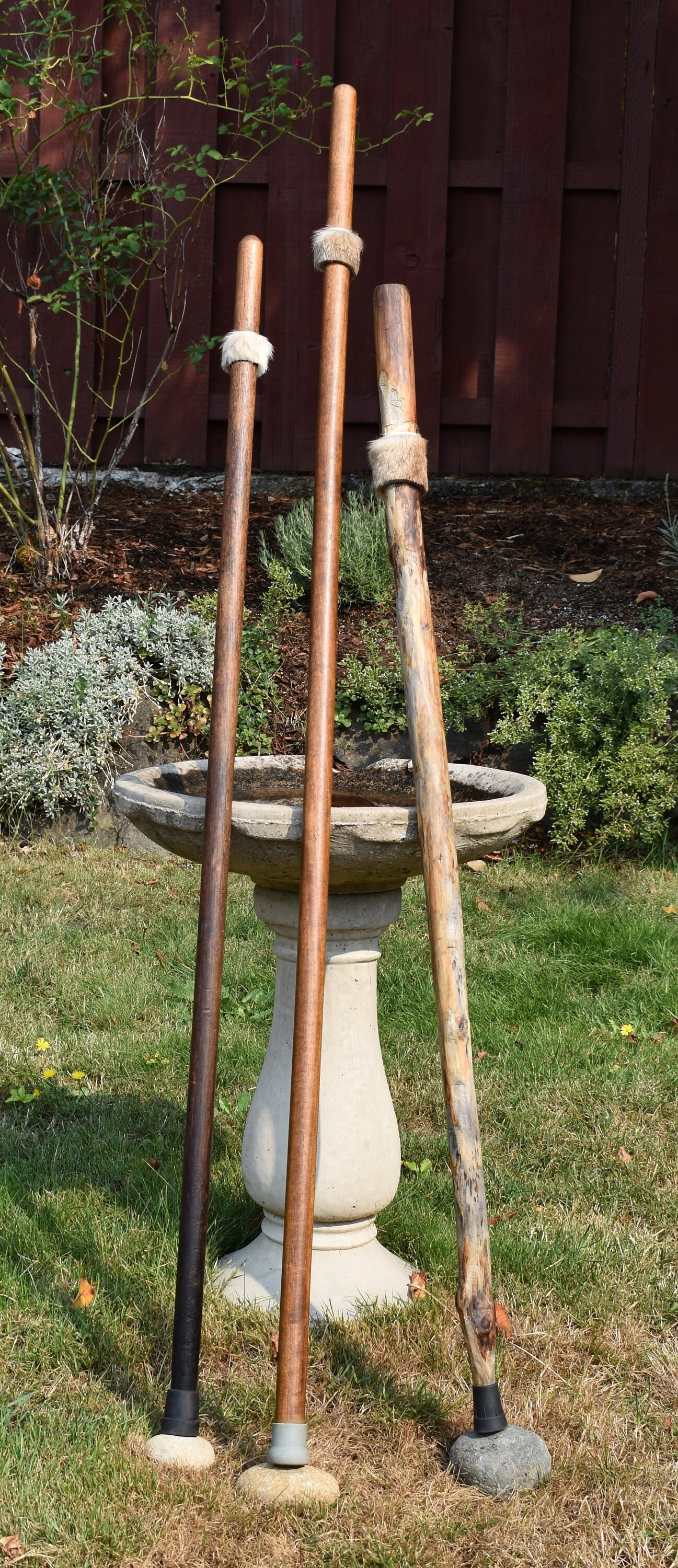 Four Foot 8 Inch Hickory Hiking Staff. Hand-polished With Bear - Etsy