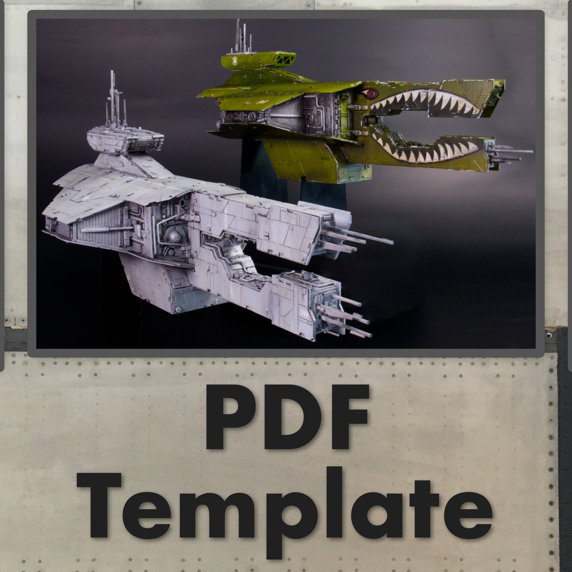 Kestros-class Picket Cruiser Template and Instructions - Etsy