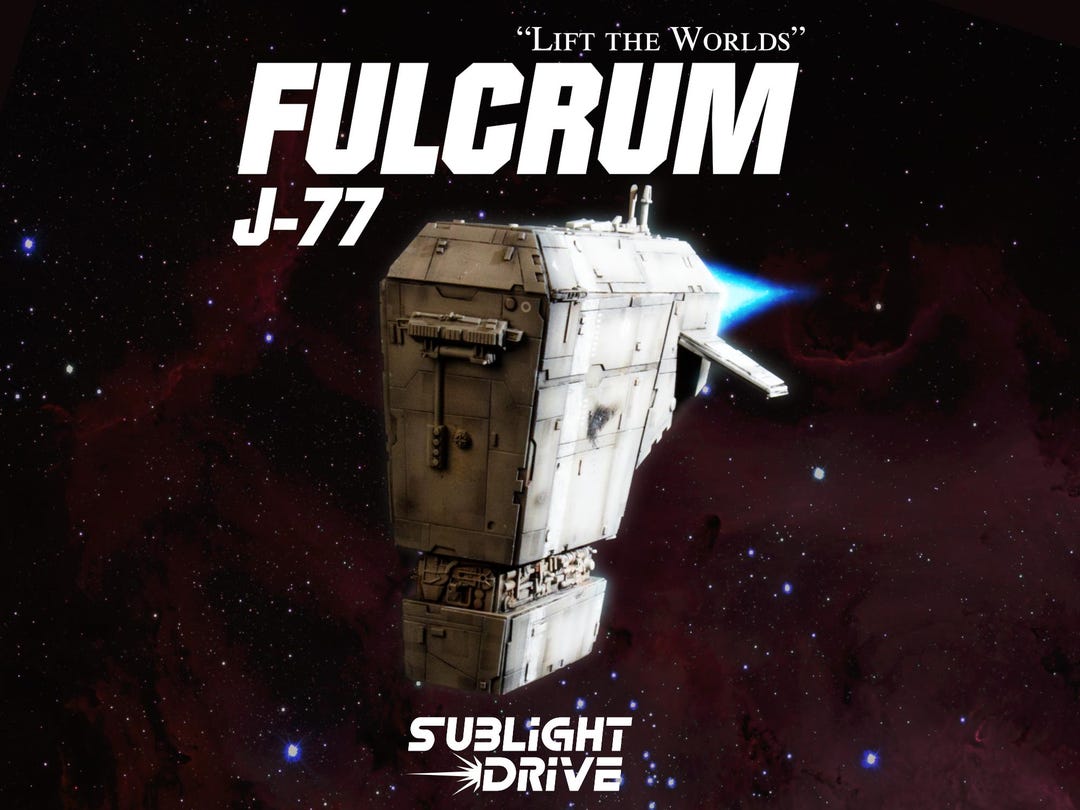 Spaceship Model Kit: J-77 Fulcrum - Etsy