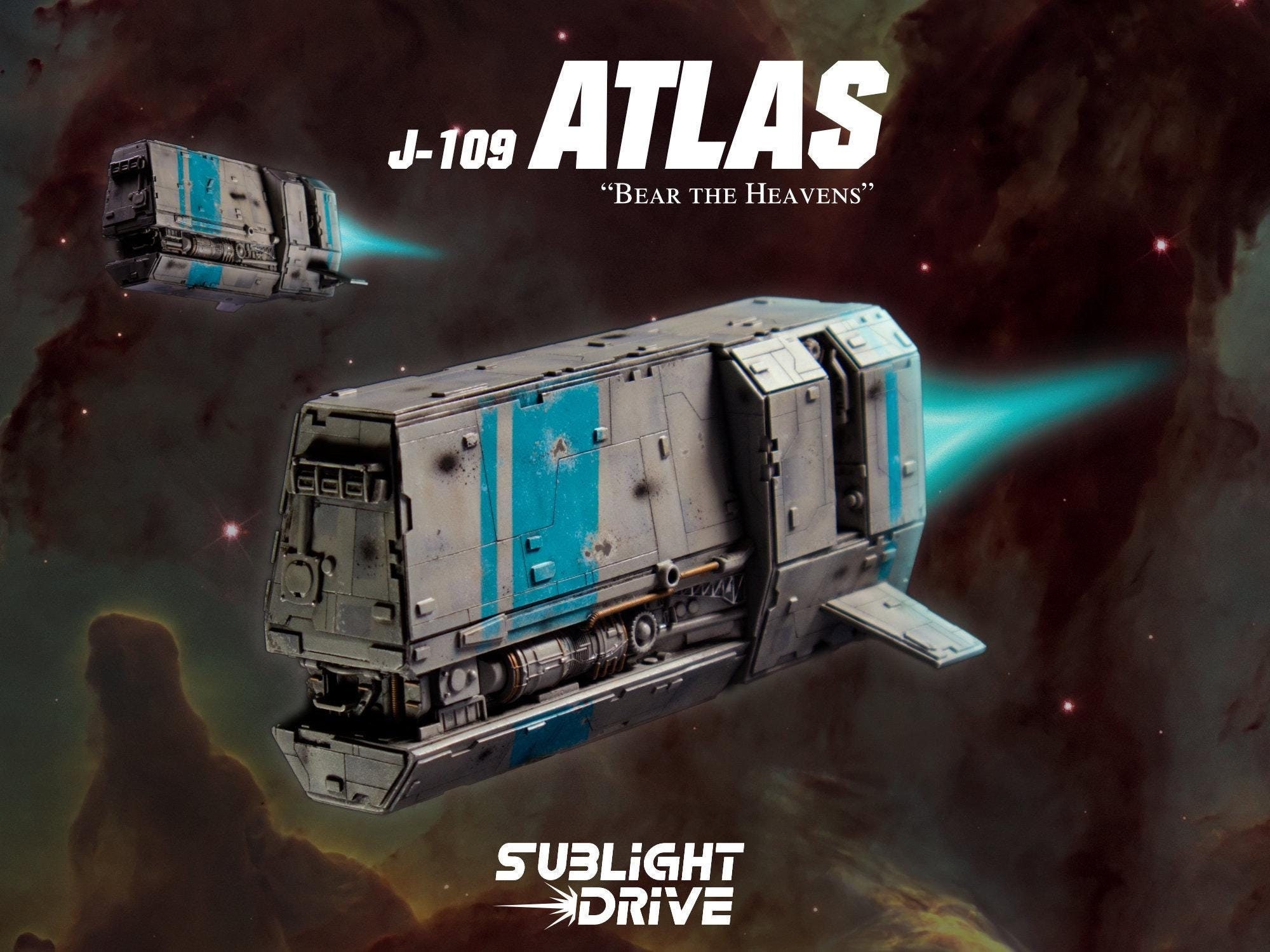 Spaceship Model Kit: J-109 Atlas - Etsy