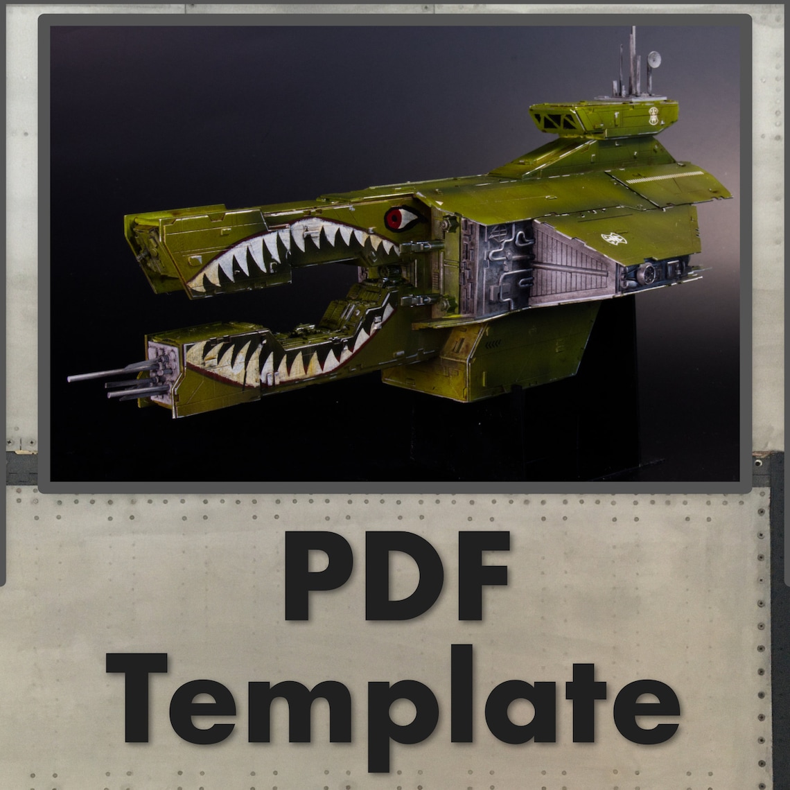 Kestros-class Picket Cruiser Template and Instructions - Etsy