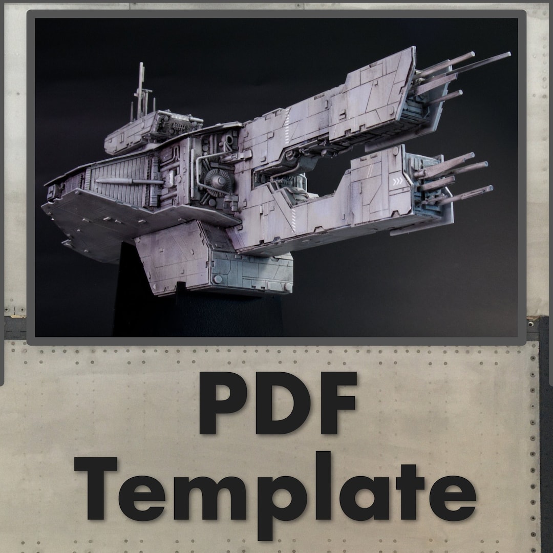 Kestros-class Picket Cruiser Template and Instructions - Etsy
