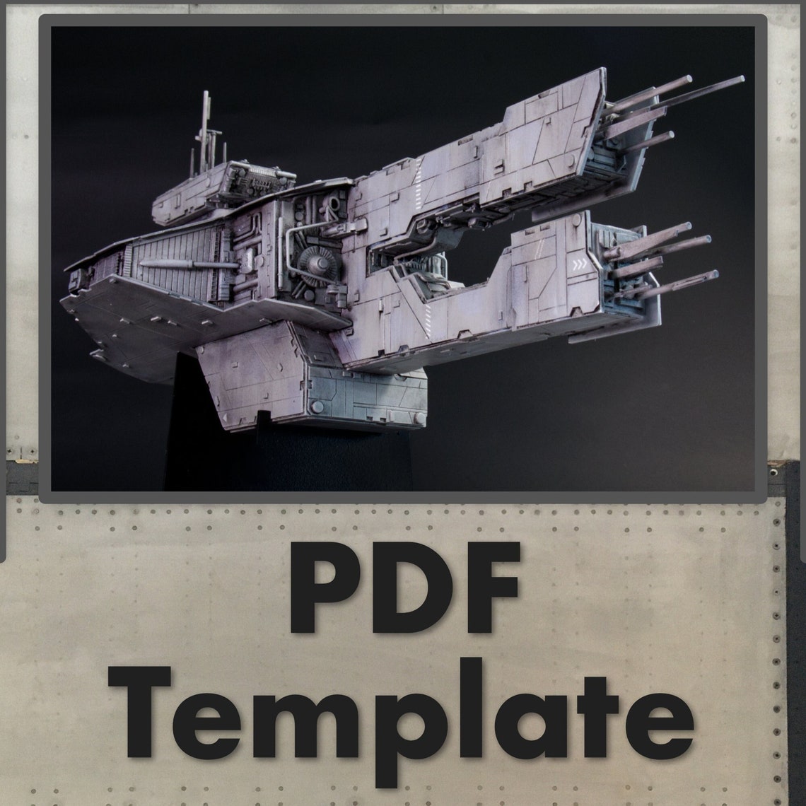 Kestros-class Picket Cruiser Template and Instructions - Etsy