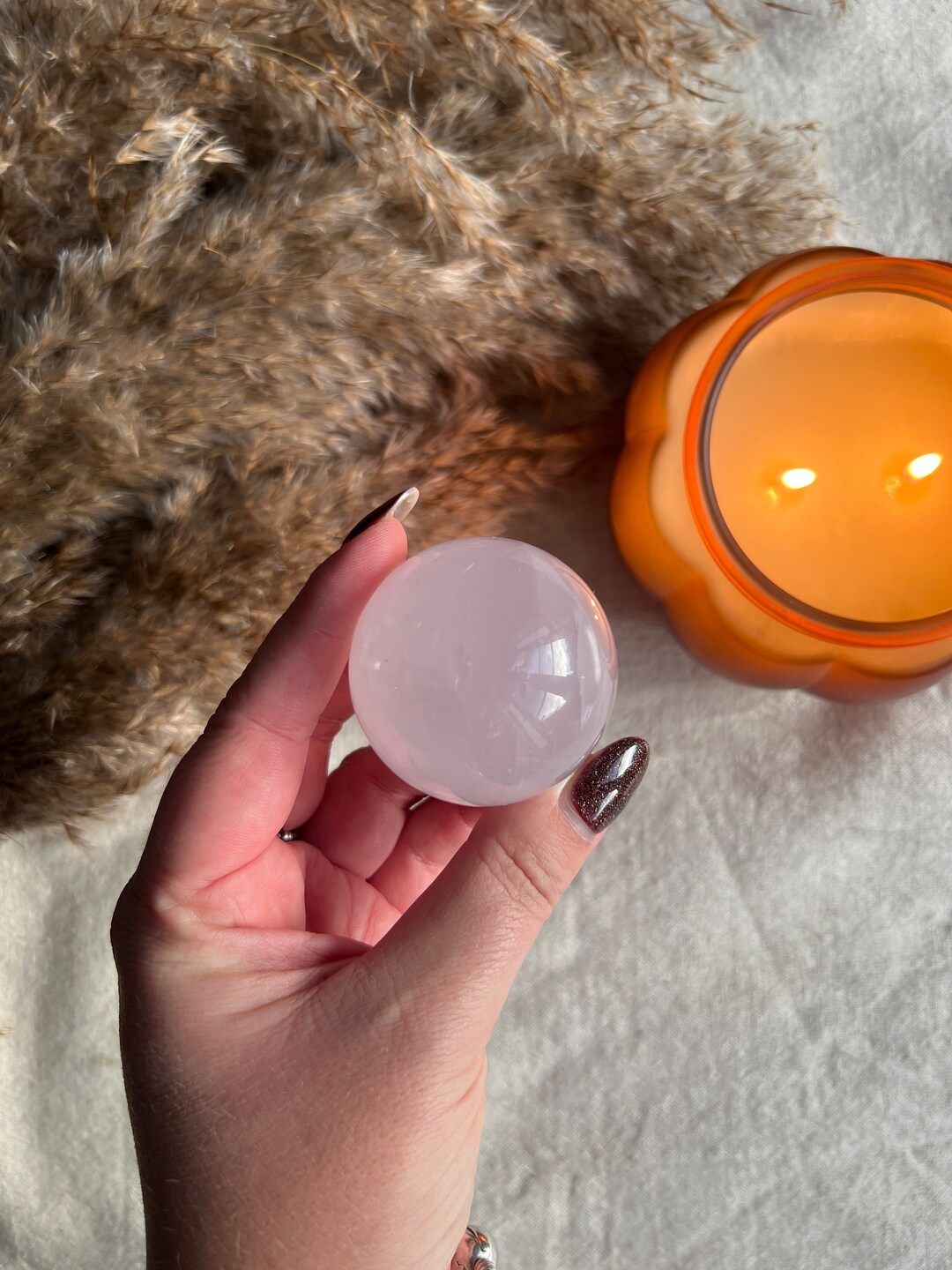 Periwinkle Rose Quartz Tower Crystal Healing Crystal - Etsy