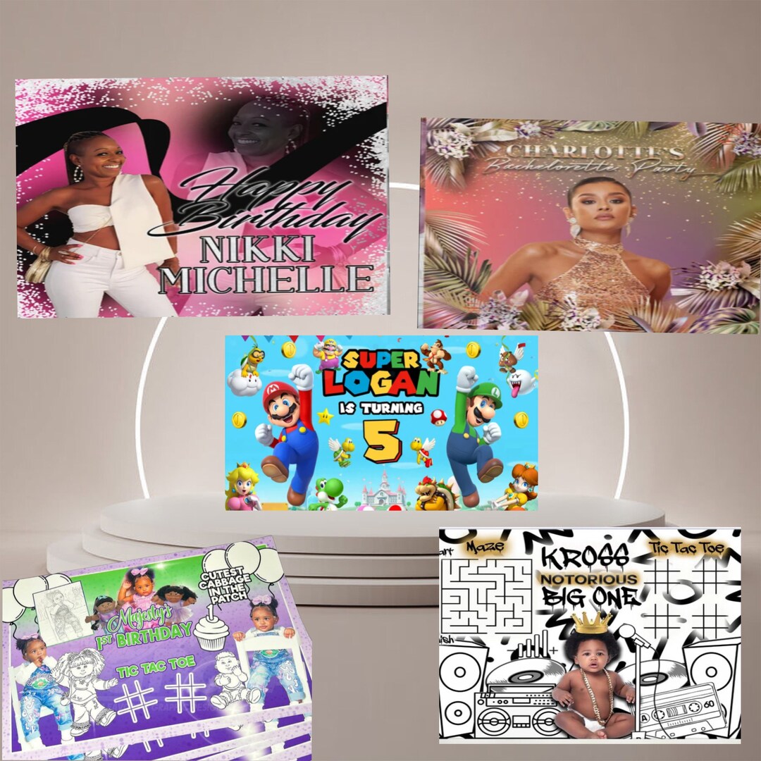 Activity Mat/ Place Mat /activity Sheet/ Custom Placemat - Etsy