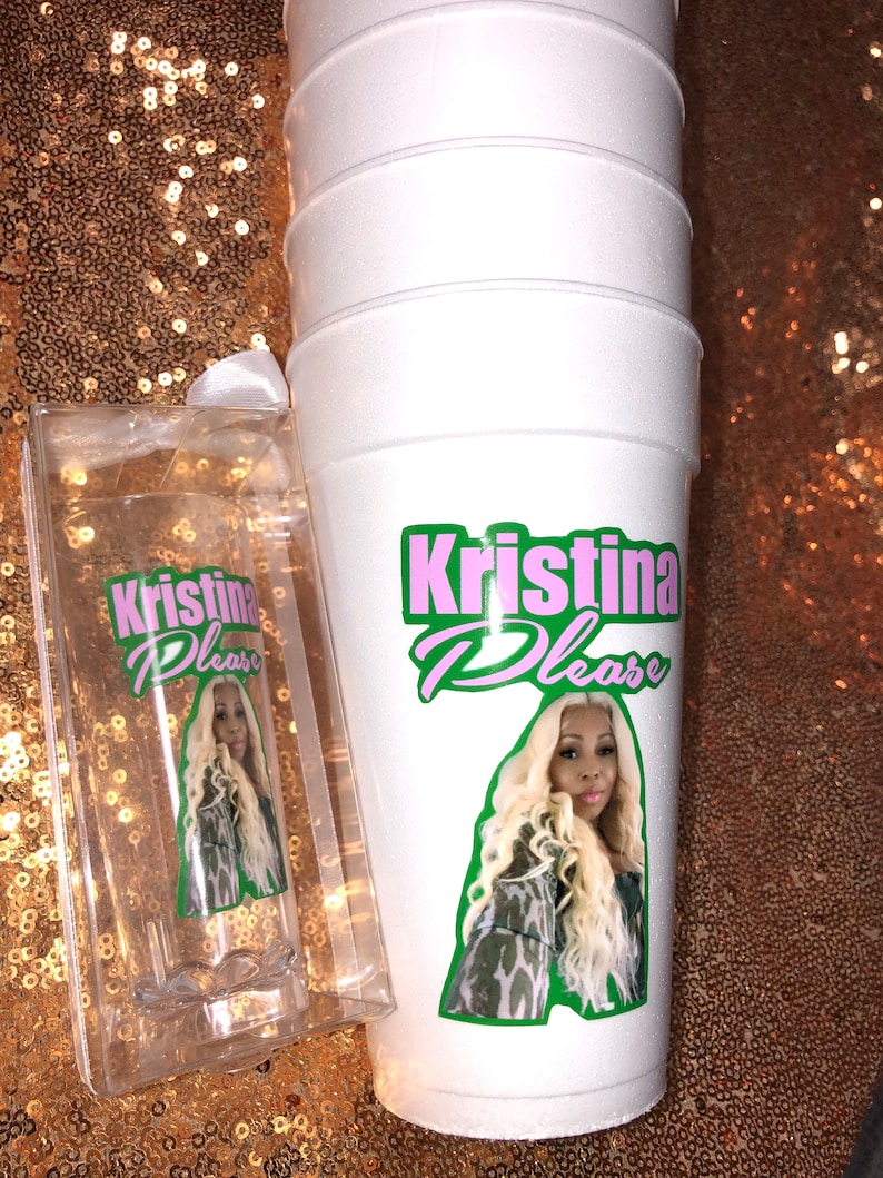 Styrofoam Cups Personalized Set - Etsy