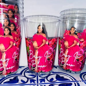 Personalized Clear Cups Set 12oz Plastic - Etsy