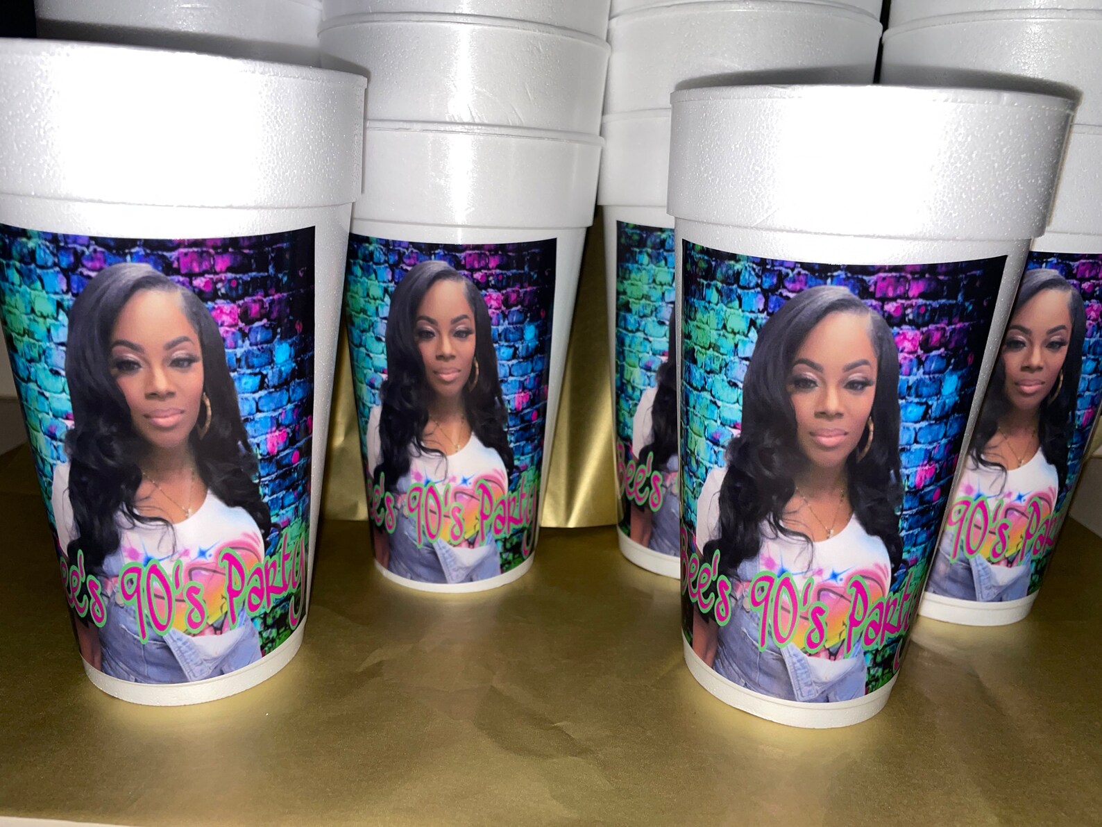 Styrofoam Cups Personalized Set - Etsy