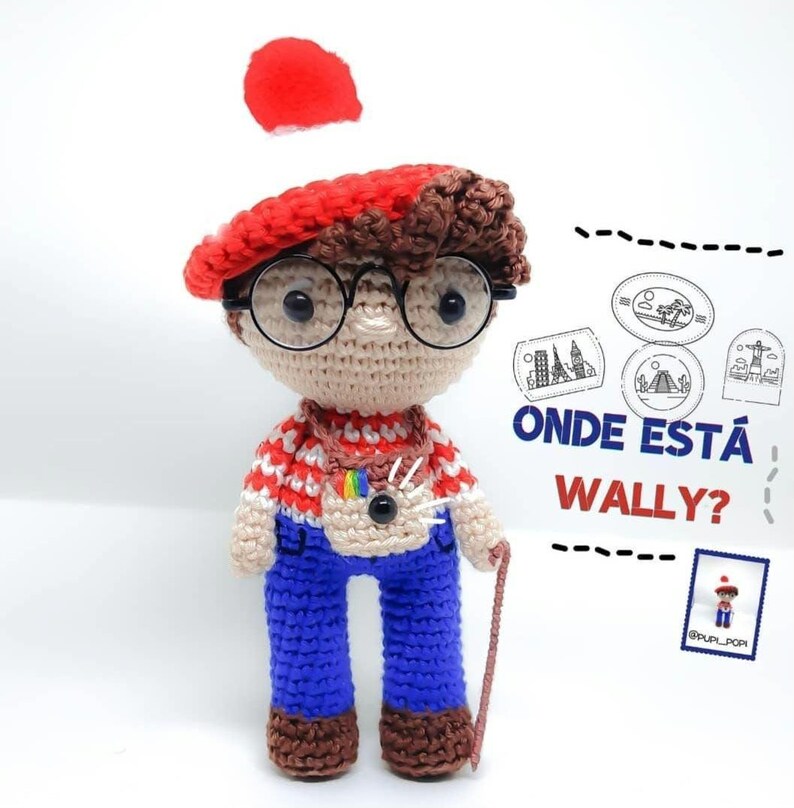 PDF Wally Amigurumi - Crochet Pattern by Pupi Popi *english - Etsy