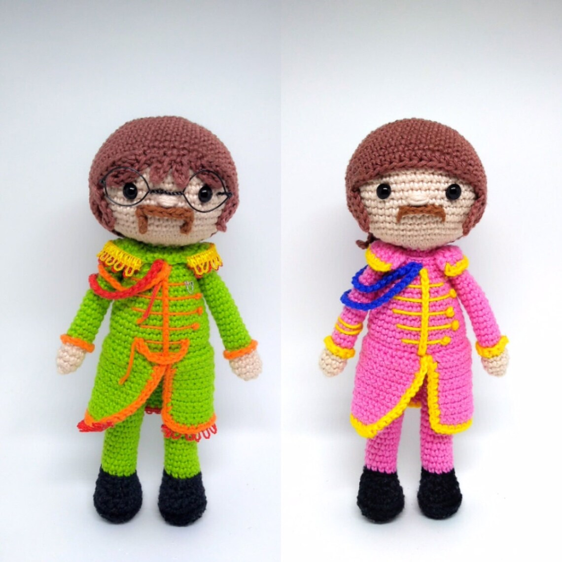 PDF: Pack the Beatles Amigurumi - Crochet Pattern by Pupi Popi *english ...