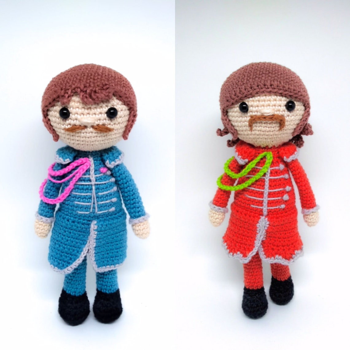 PDF: Pack the Beatles Amigurumi - Crochet Pattern by Pupi Popi *english ...