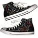 Custom Embroidered Converse - Nature Cottagecore Handmade Spooky ...