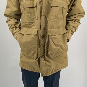 Vintage Woolrich Rain Jacket Beige With Brown Plaid Wool - Etsy