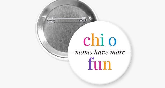 Sorority Mom Buttons More Fun - Etsy