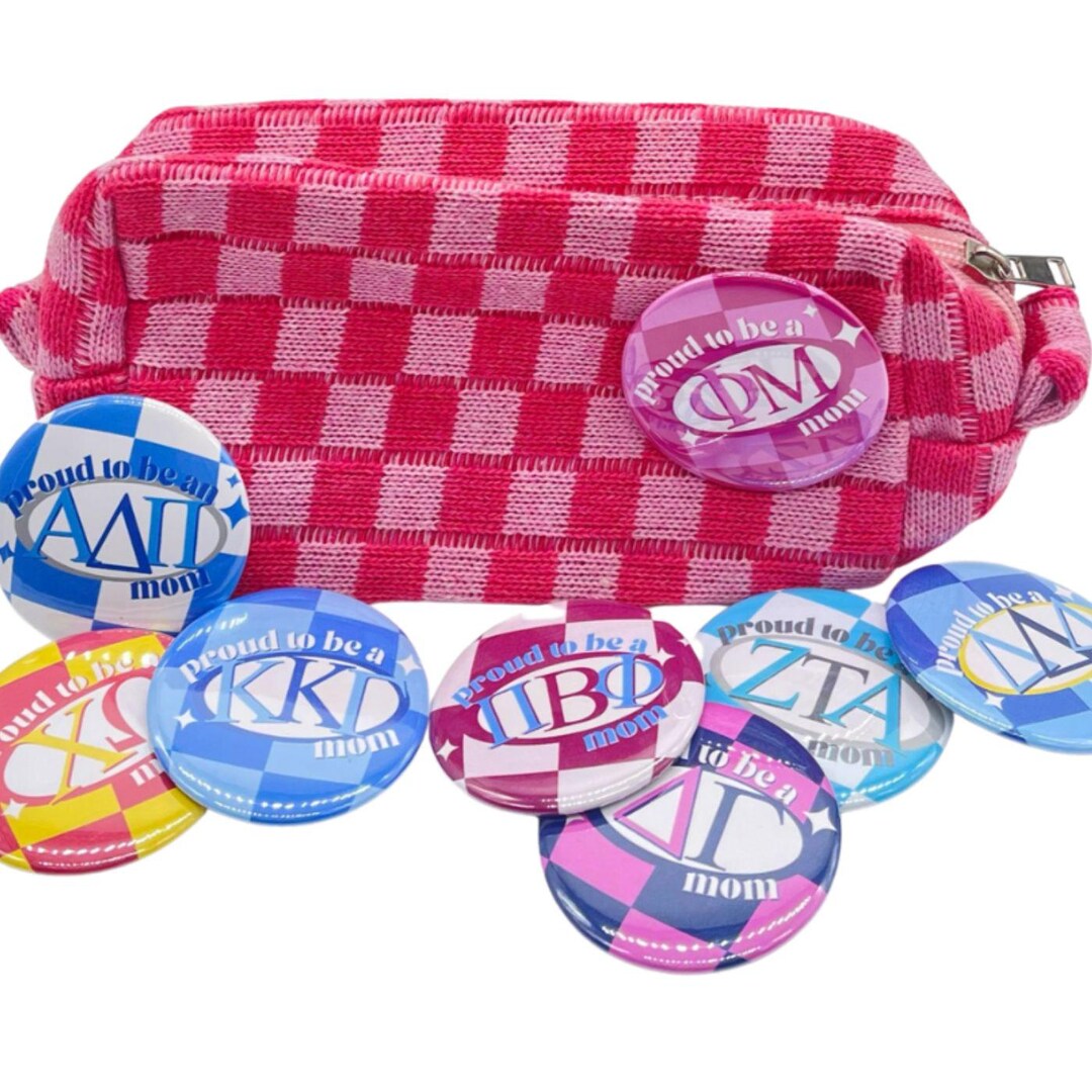 Sorority Mom Pinback Buttons - Mom Pride - Etsy