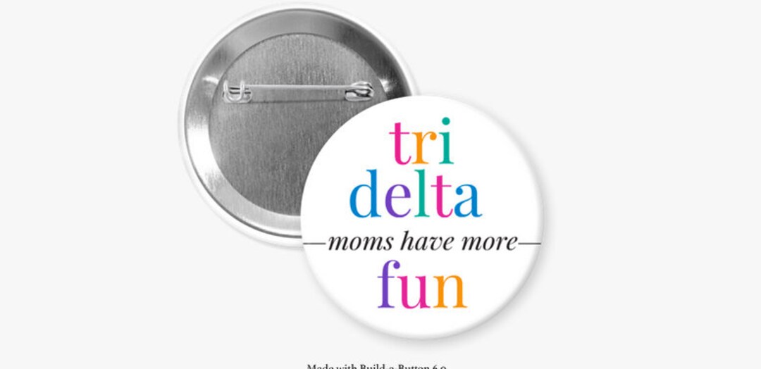 Sorority Mom Buttons More Fun - Etsy