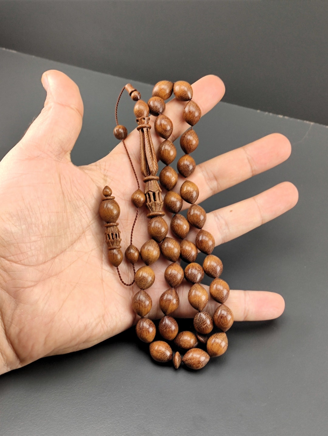 Natural Tree Rosary, İslamic Gift,muslim Rosary,33 Beads,ramadan Gift ...