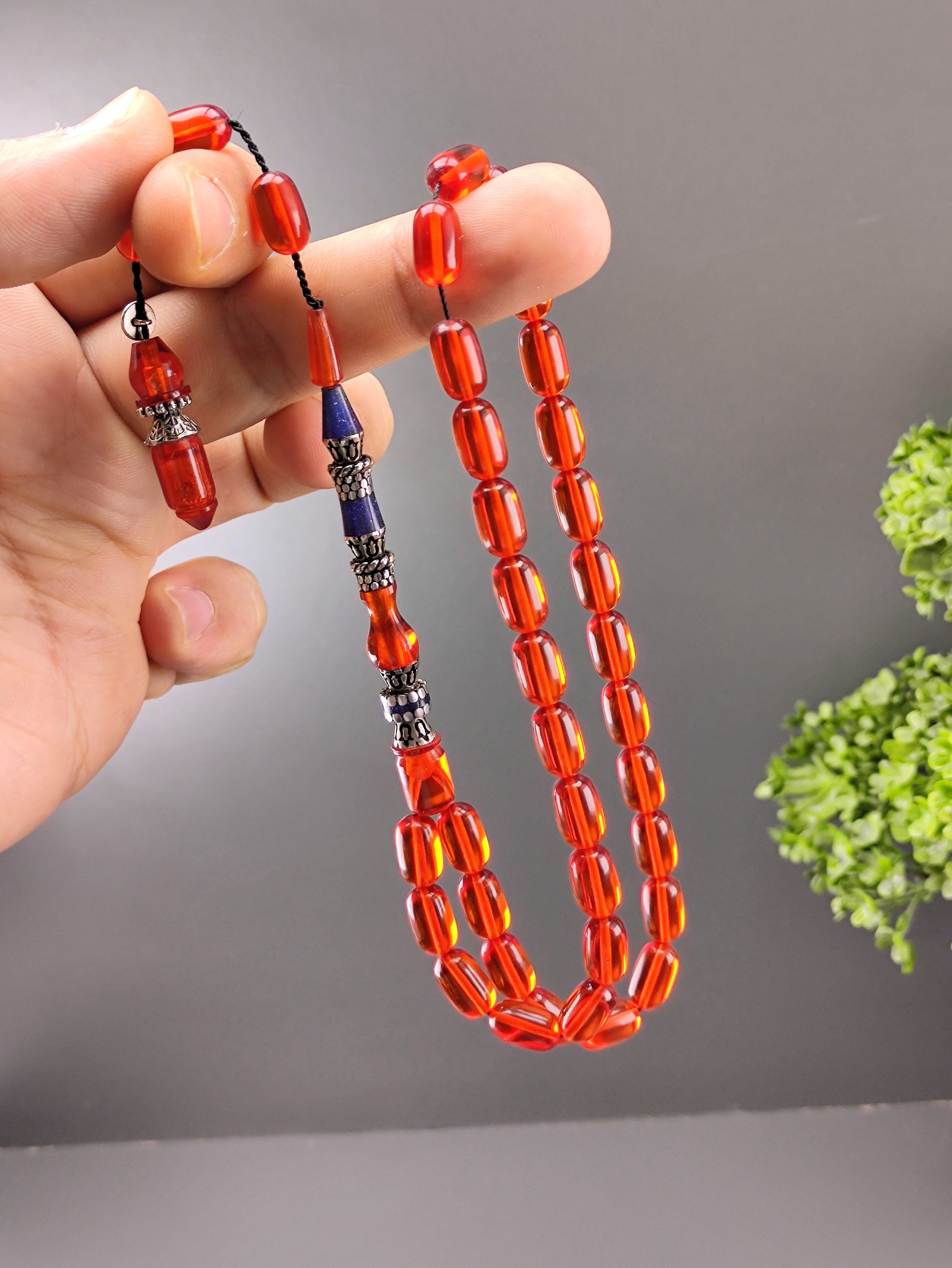 Faturan Amber Rosary, Bakelite Rosary, Muslim Rosary, Misbaha, Islamic ...