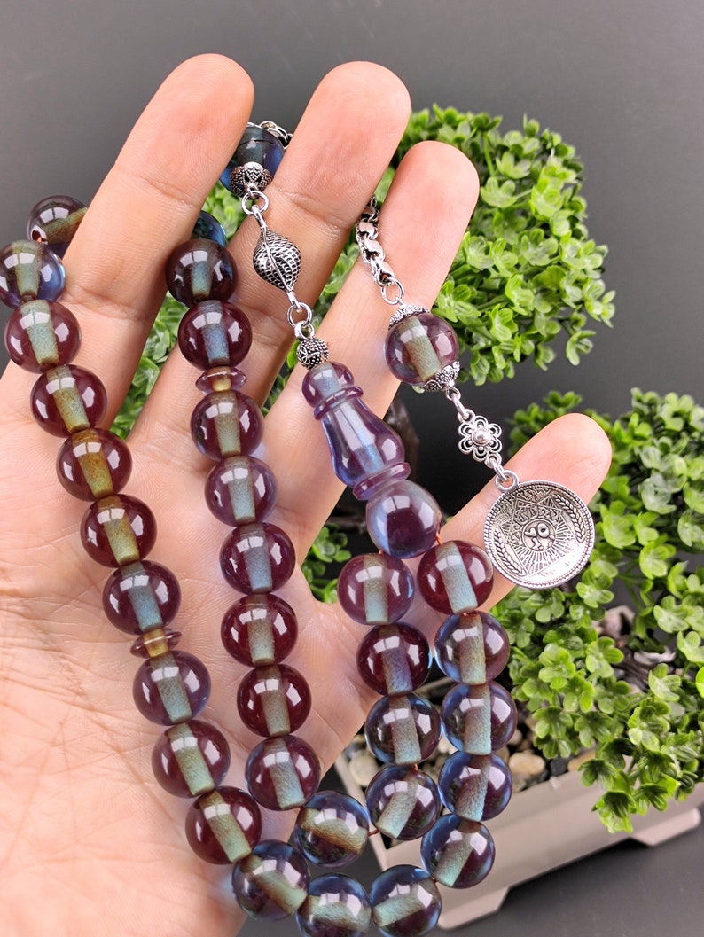Faturan Amber Rosary, LARGE SİZE Rosary, Muslim Rosary, Misbaha ...