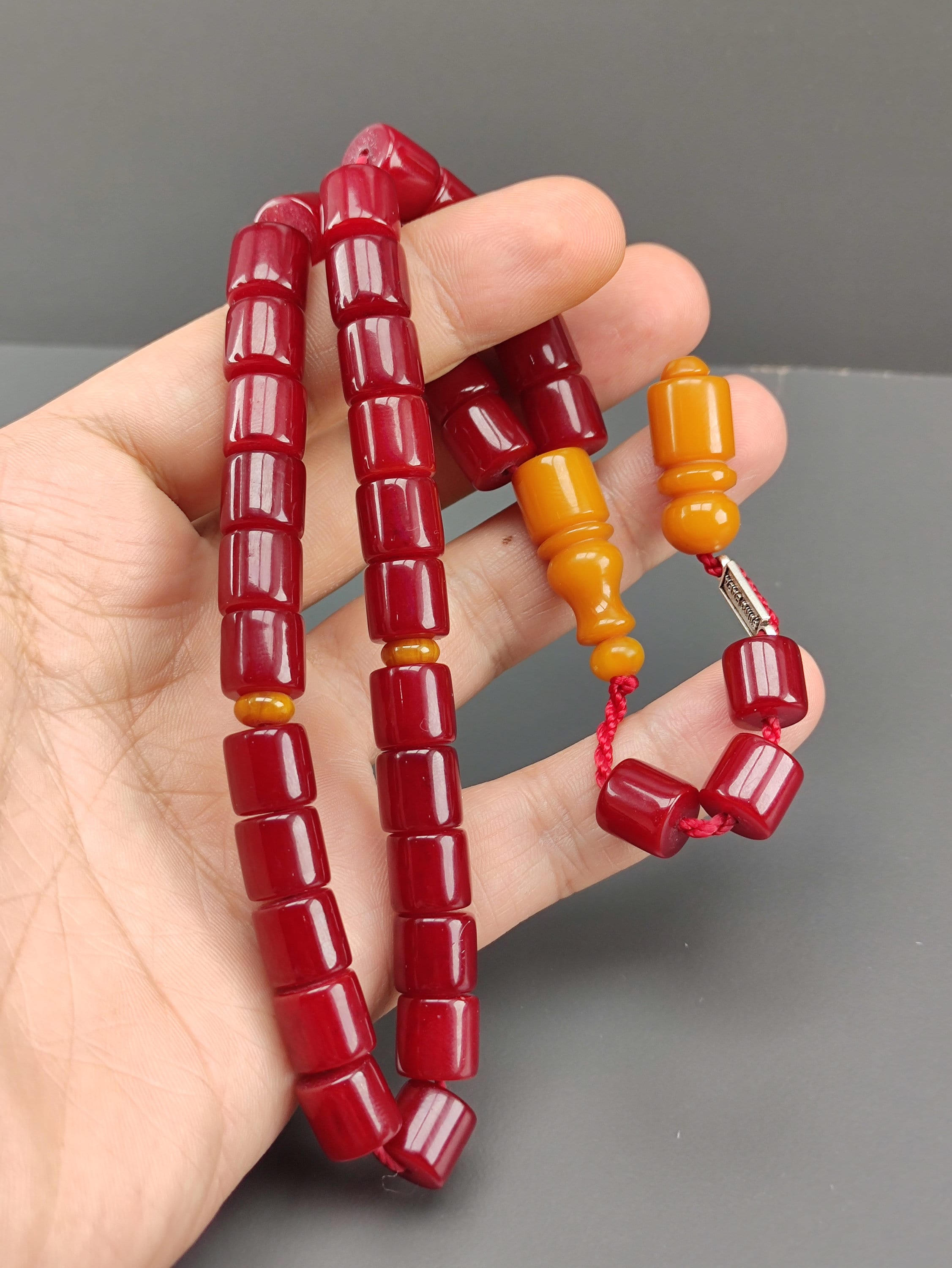 Faturan Amber Rosary Bakelite Rosary Katalin Rosary - Etsy