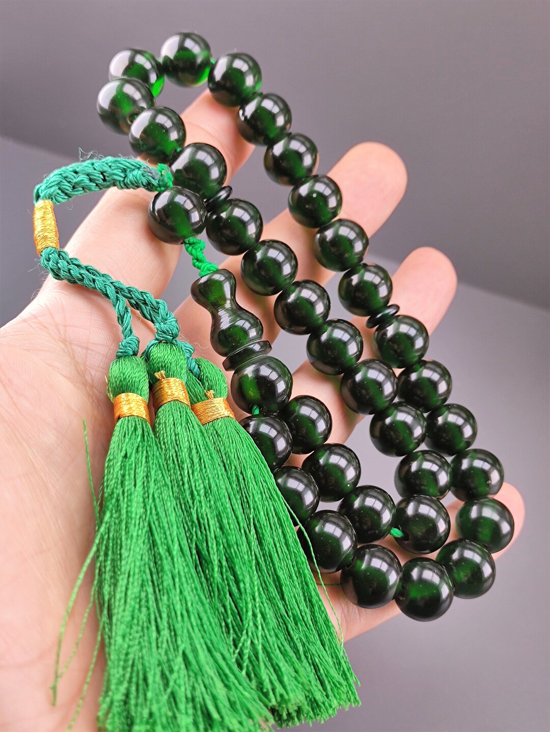 Faturan Amber Rosary LARGE SİZE Rosary Muslim Rosary - Etsy