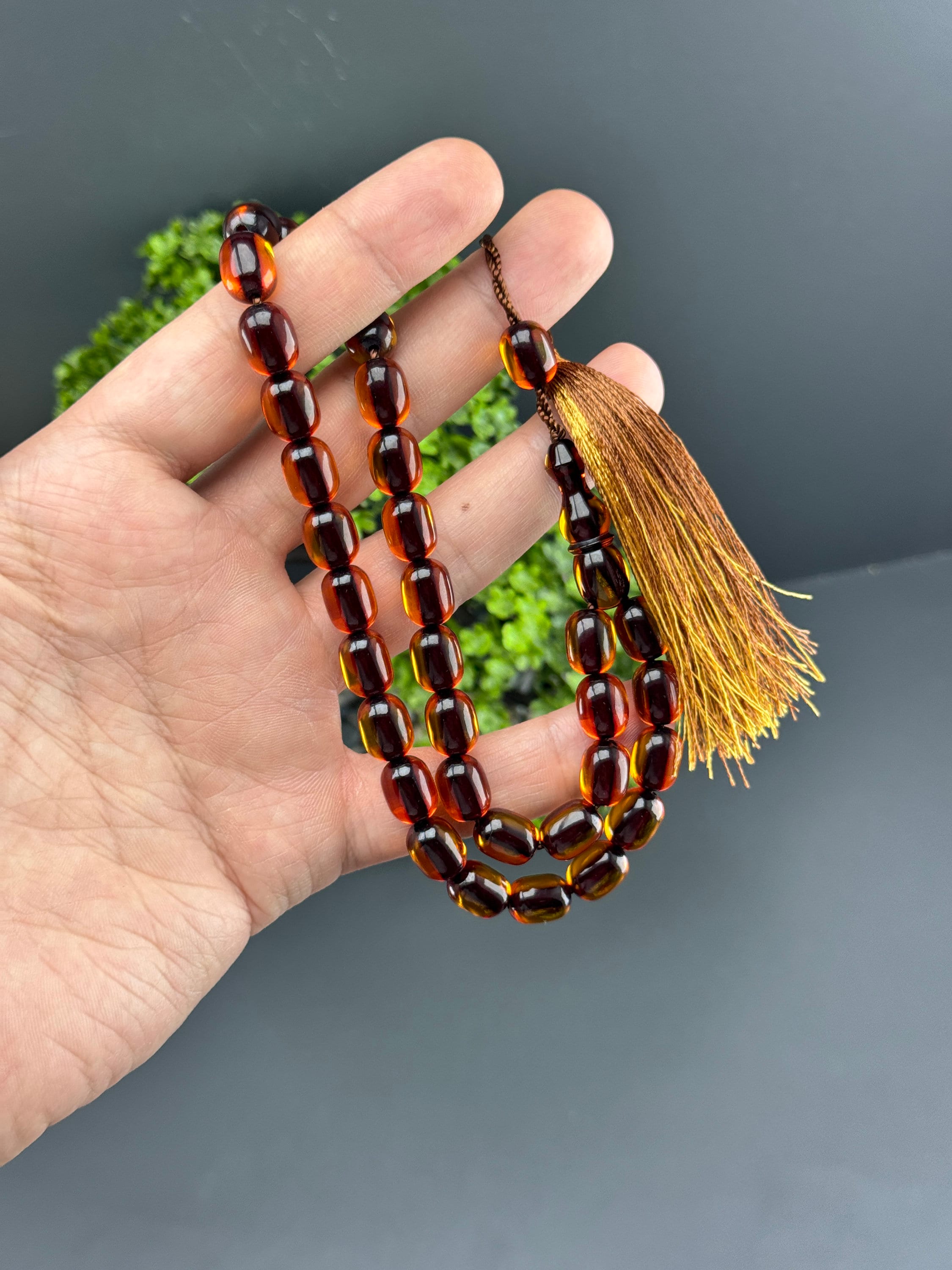 Faturan Amber Rosary, Bakelite Rosary, Muslim Rosary, Misbaha, Islamic ...