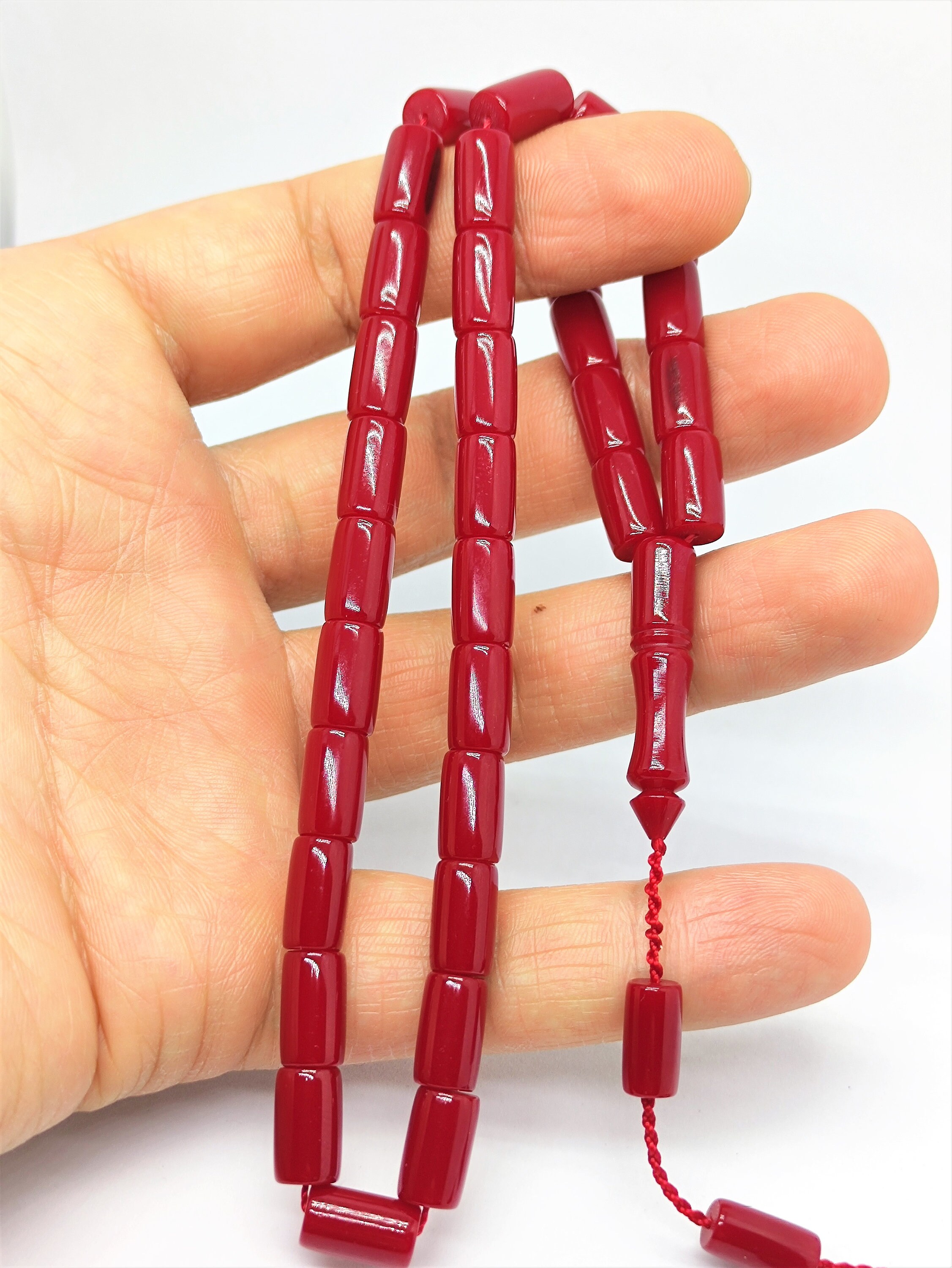 Faturan Amber Rosary, Bakelite Rosary, Muslim Rosary, Misbaha, Islamic ...