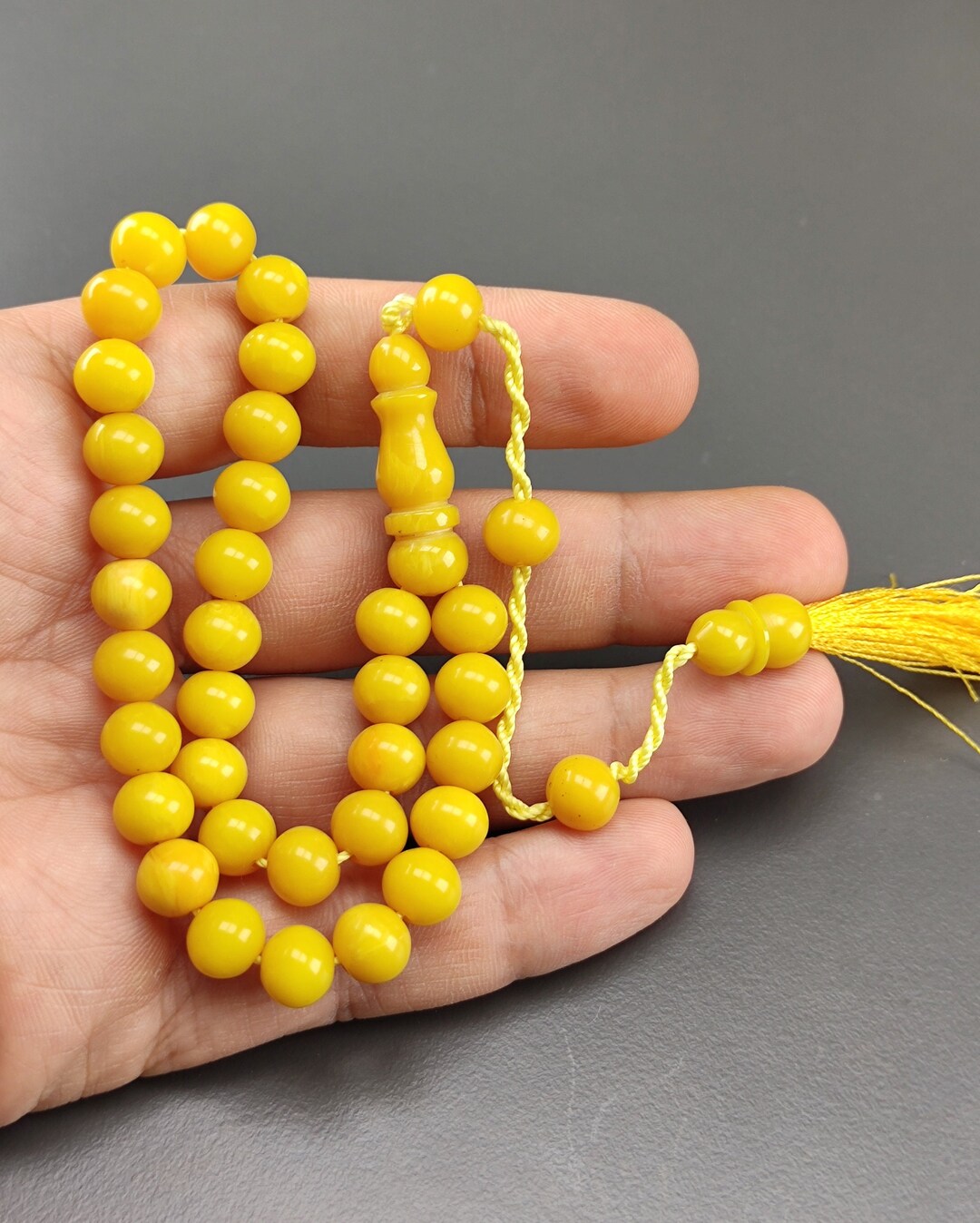 Faturan Amber Rosary, Bakelite Rosary, Muslim Rosary, Misbaha, Islamic ...