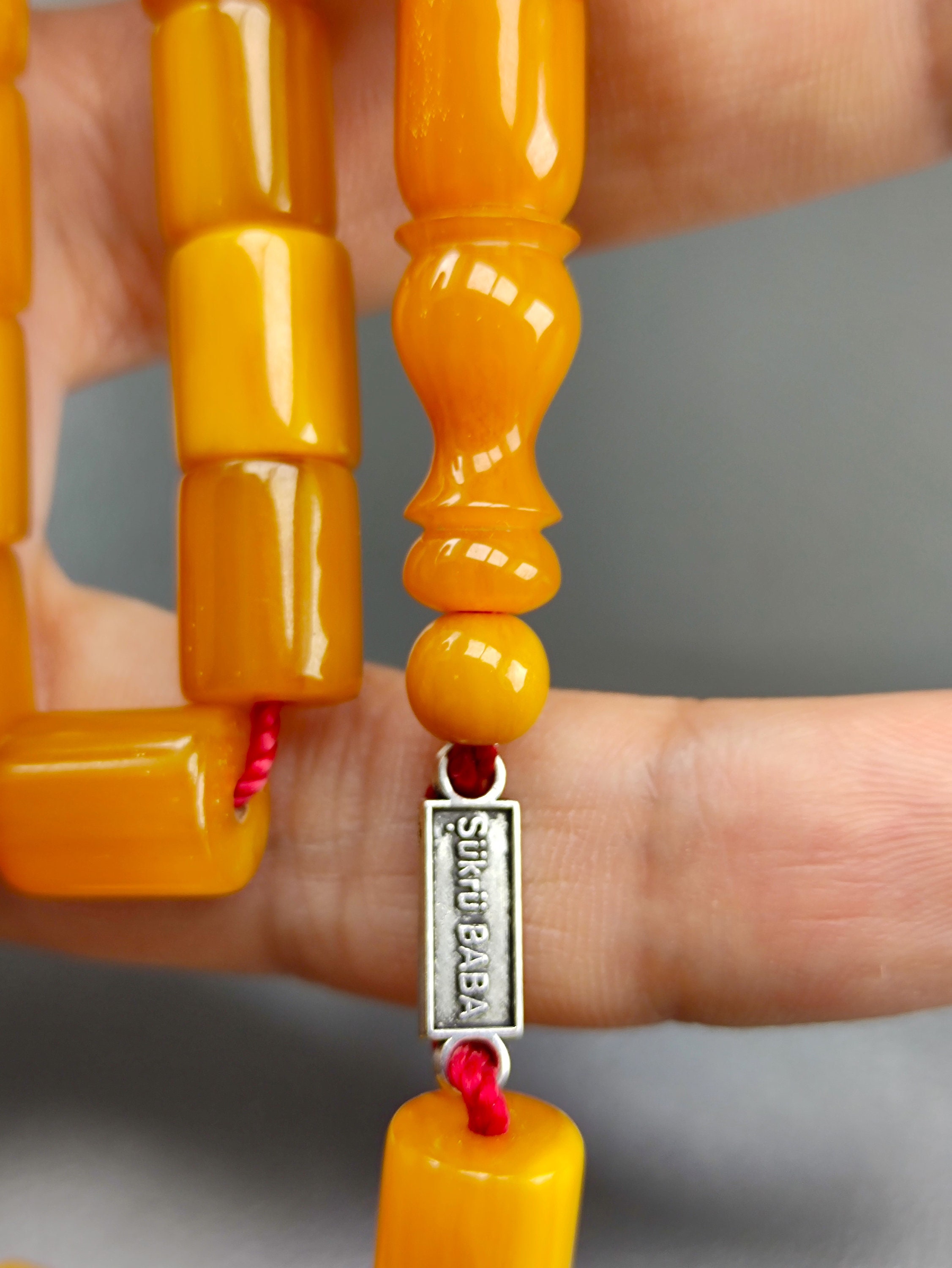 Faturan Amber Rosary, Bakelite Rosary, Muslim Rosary, Misbaha, Islamic ...