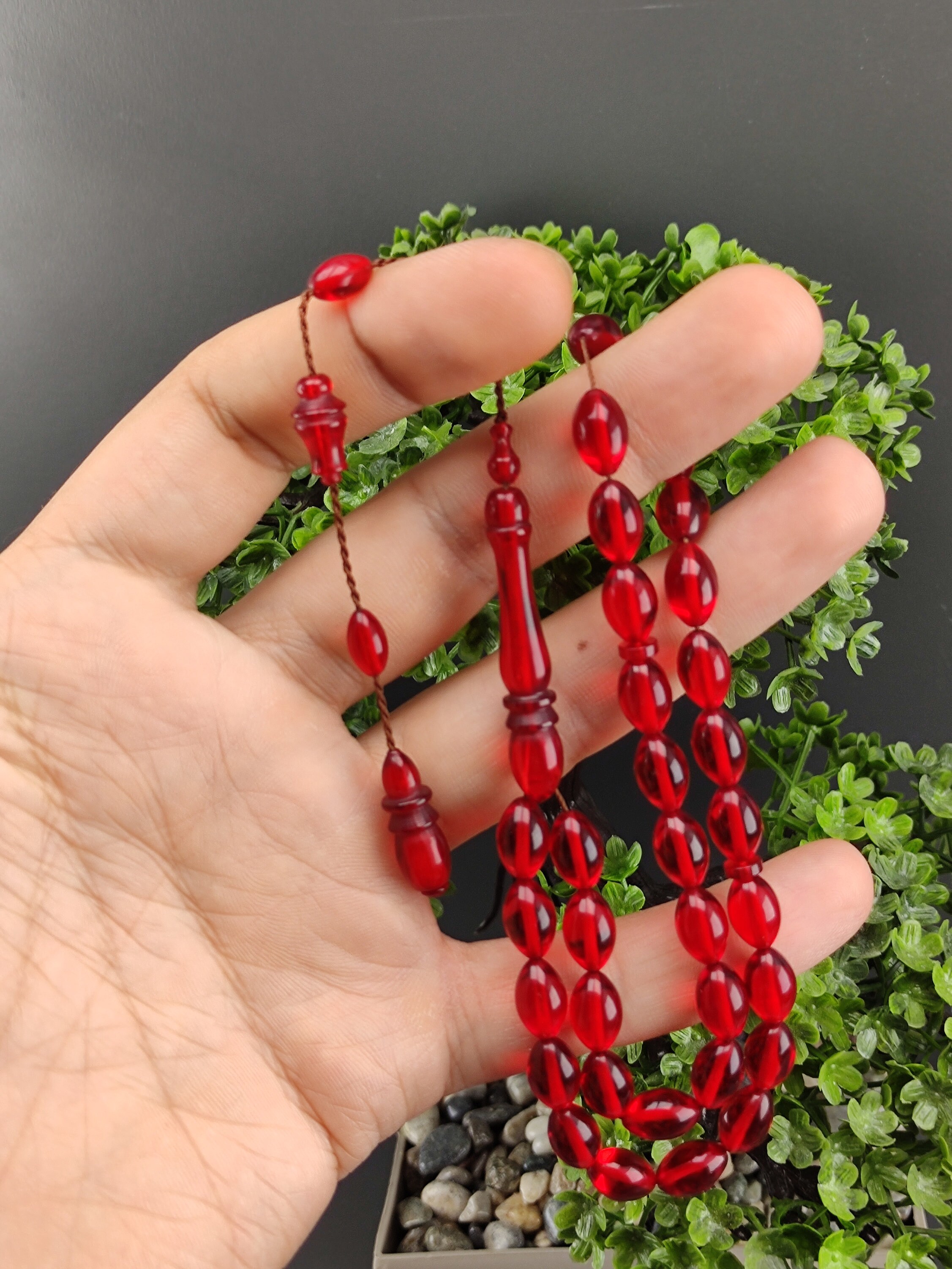 Faturan Amber Rosary, Bakelite Rosary, Muslim Rosary, Misbaha, Islamic ...