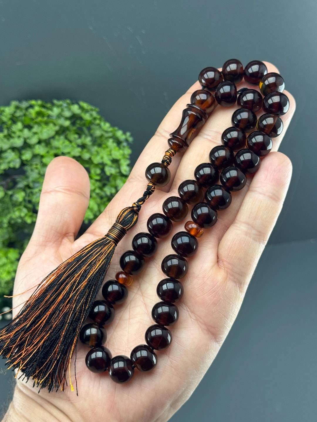 Faturan Amber Rosary, LARGE SİZE Rosary, Muslim Rosary, Misbaha, Misky ...