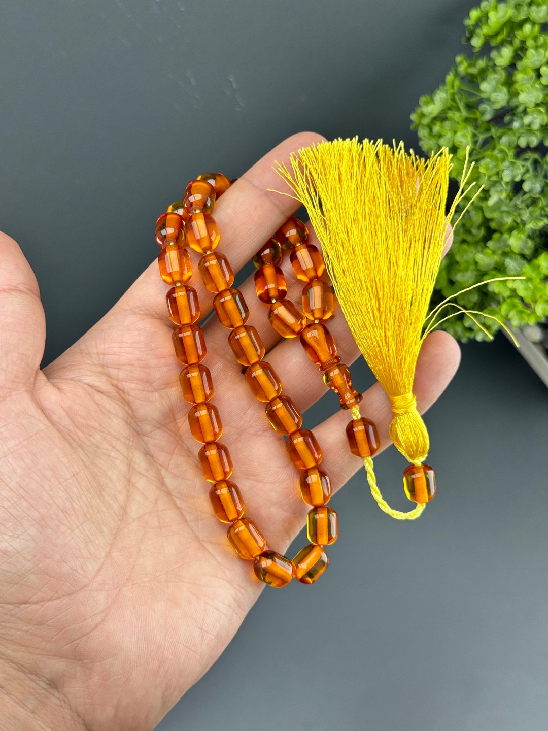 Faturan Amber Rosary, Bakelite Rosary, Muslim Rosary, Misbaha, Islamic ...