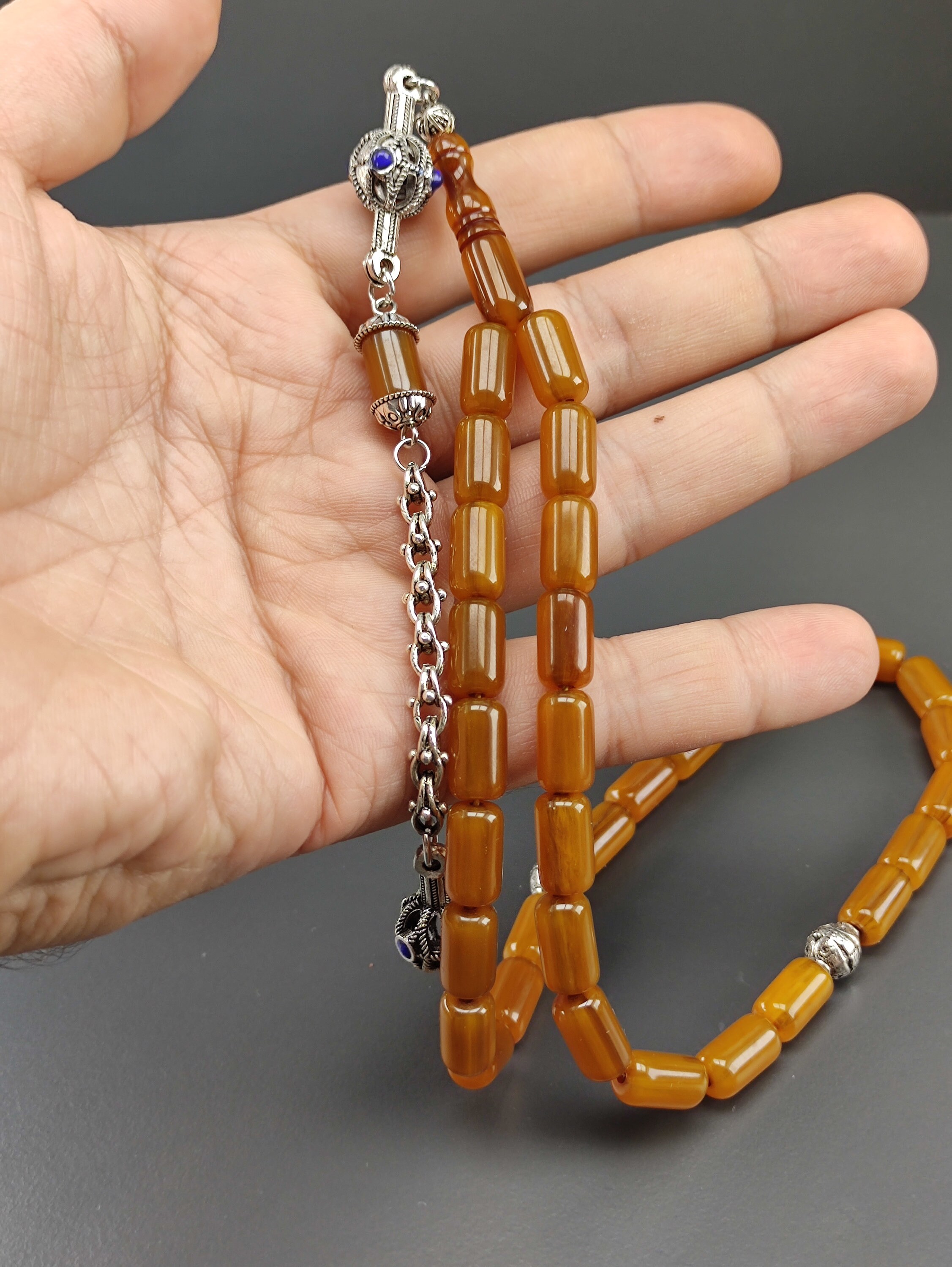 Faturan Amber Rosary, Bakelite Rosary, Muslim Rosary, Misbaha, Islamic ...