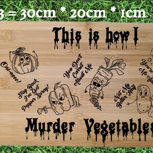 Vegetable Murder Board V2 - This is How I Murder Vegetables DIGITAL ...
