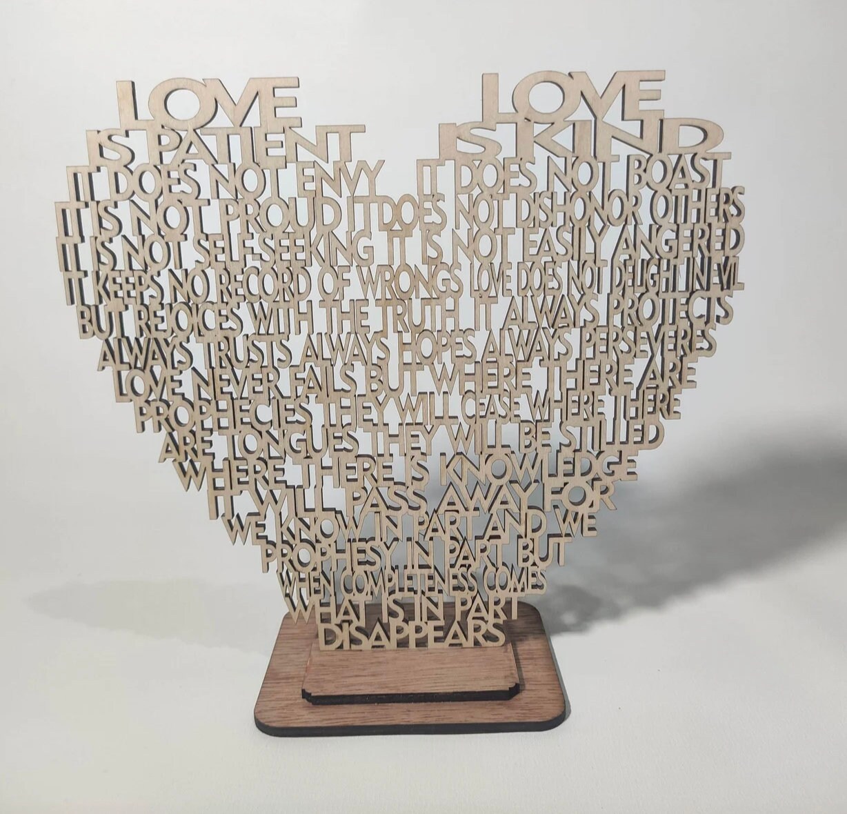 Love Heart Words as a Frame - Etsy