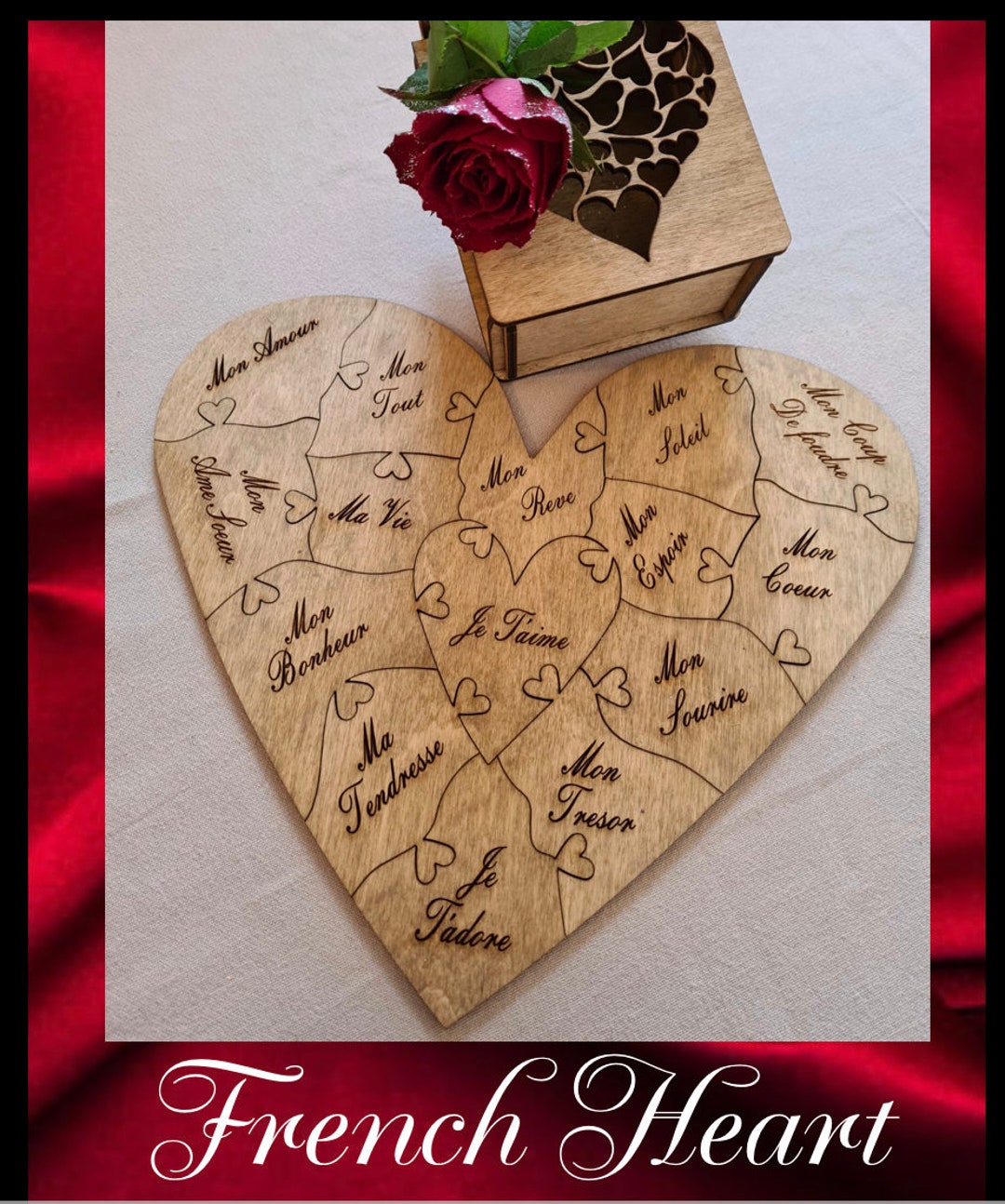Valentine Love Heart Jigsaw Puzzle DIGITAL FILES ONLY - Etsy