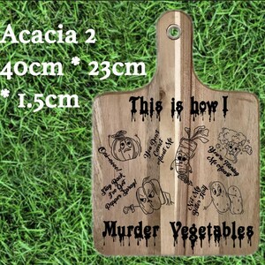Vegetable Murder Board V2 - This is How I Murder Vegetables DIGITAL ...