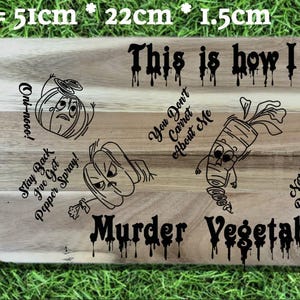 Vegetable Murder Board V2 - This is How I Murder Vegetables DIGITAL ...