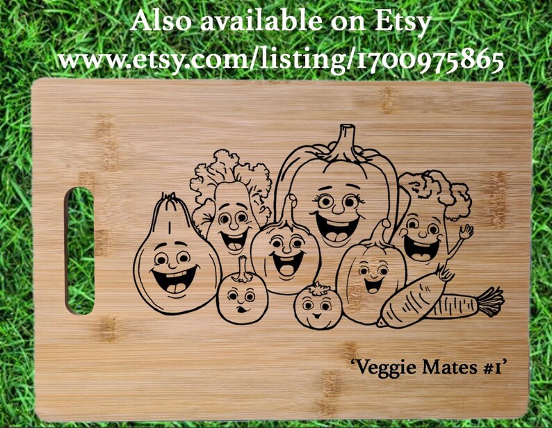 Vegetable Murder Board DIGITAL FILE Version svg, Dxf, Jpeg, Png, A.I ...
