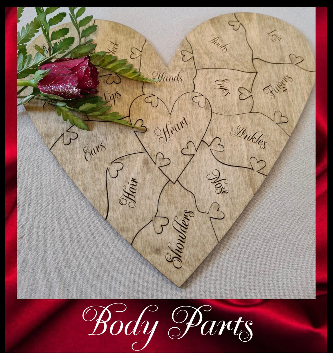 Valentine Love Heart Jigsaw Puzzle DIGITAL FILES ONLY - Etsy