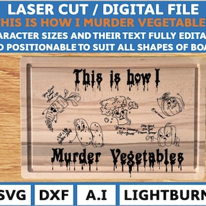 Vegetable Murder Board V2 - This is How I Murder Vegetables DIGITAL ...