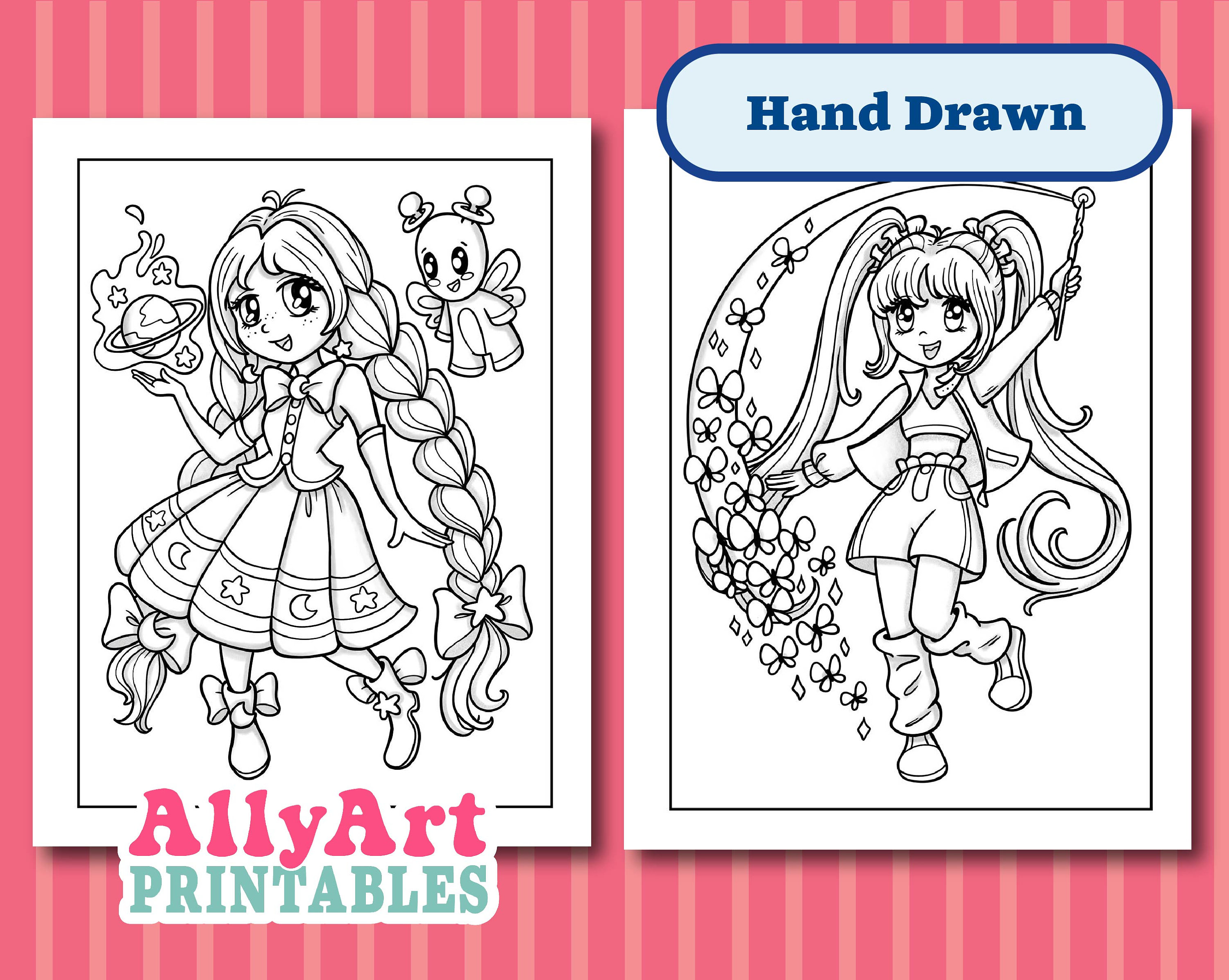 Magical Chibi Coloring Pages - Anime Coloring Pages - Coloring Page ...