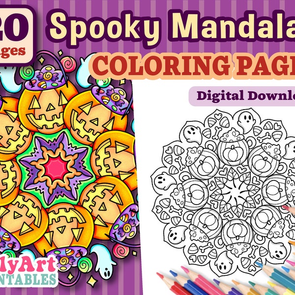 Mandala Coloring Pages - Etsy