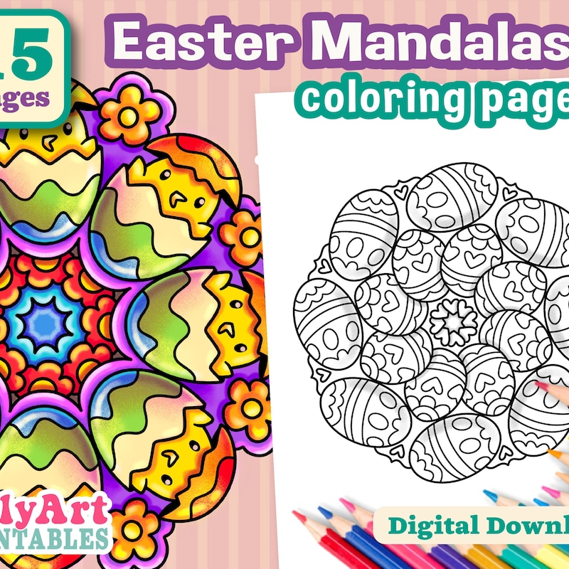 Easter Mandala - Etsy