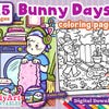 Color by Number Garden Coloring Pages, Digital Download Adult Coloring ...