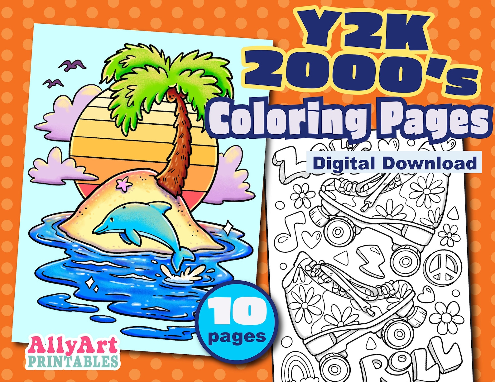 Y2K Coloring Pages, Decade Themed Coloring Pages, 2000s Artwork ...